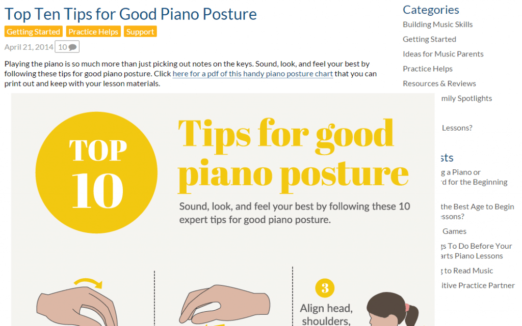 72 Killer Resources for 5 Essential Keys to Great Piano Posture ...