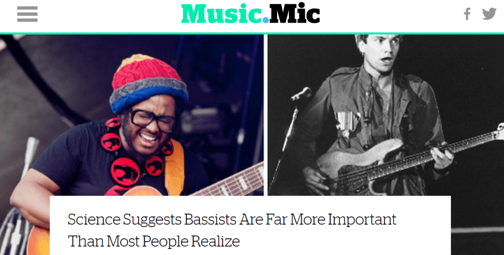 Recent Scientific Research Suggests That Bass Players Are The Main ...