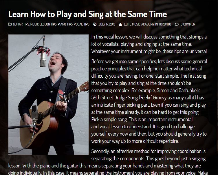 She's Playing Piano; She's Singing - Here's How She's Doing Both ...