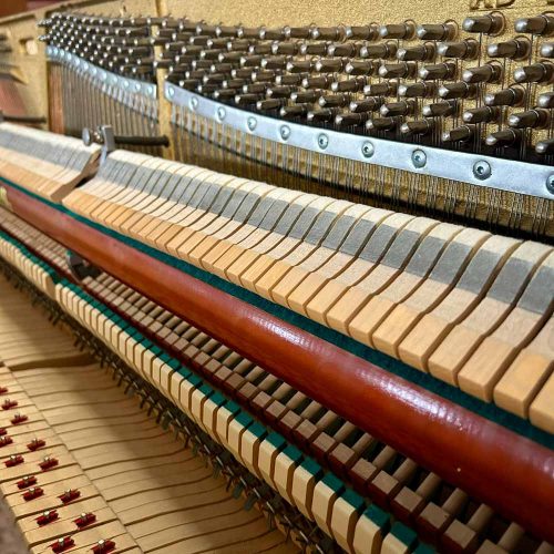 Used Willis Upright Piano in Satin Walnut - Merriam Music